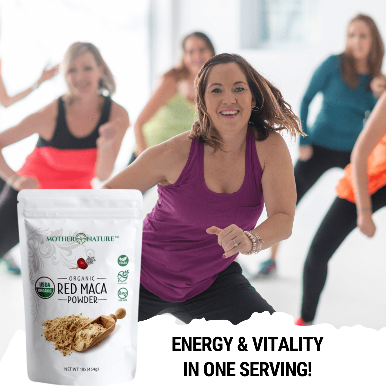 Red Maca Root Powder - Mother Nature Organics