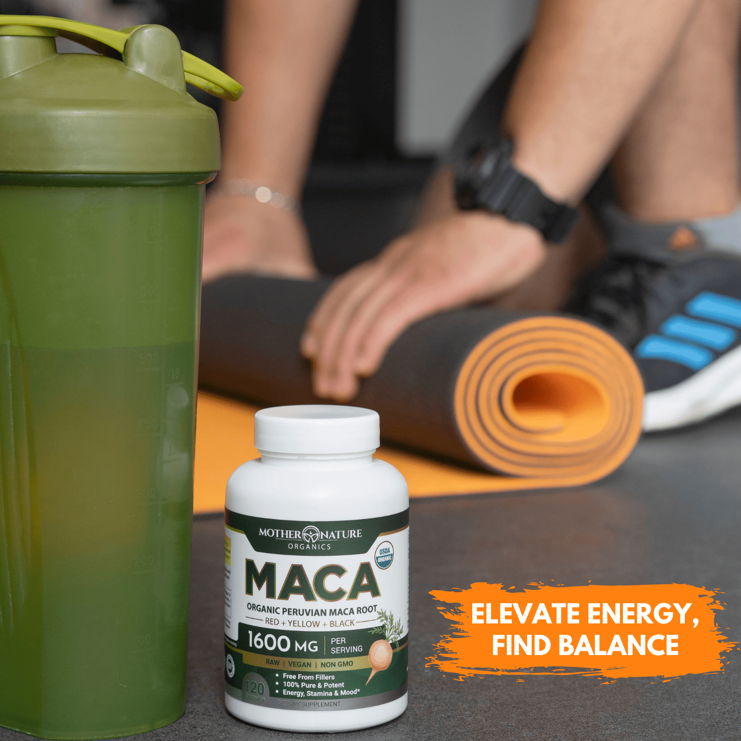 Organic Maca Root Capsules For Men and Women