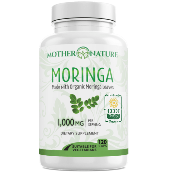 Organic Moringa Capsules - Mother Nature Organics